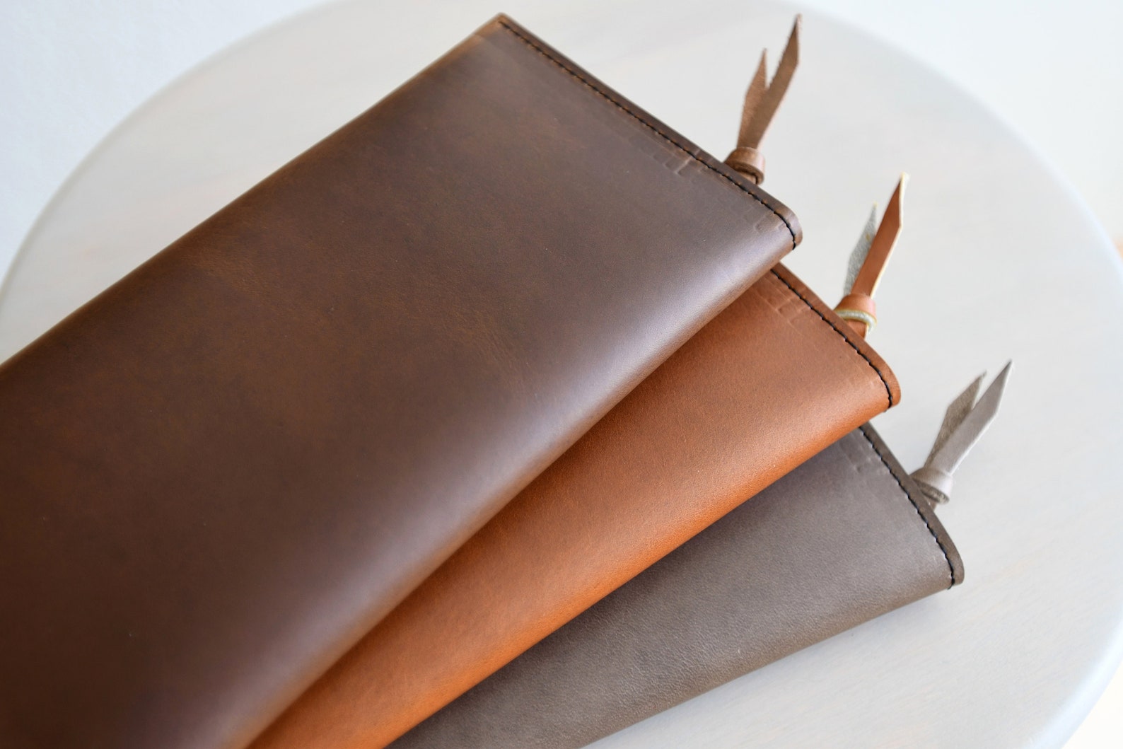 Leather Phone Wallet With Phone Pocket and Zipper Pouch - Etsy