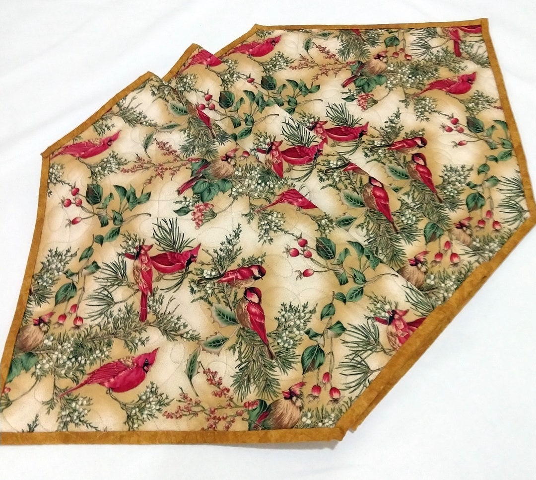 Reversible Table Runner Seasonal Quilted Table Decor - Etsy