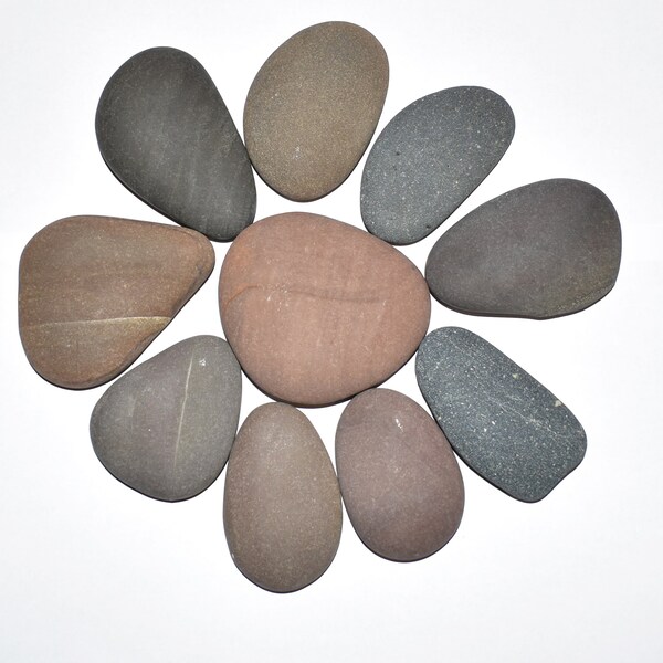 Flat Beach Stones - Etsy