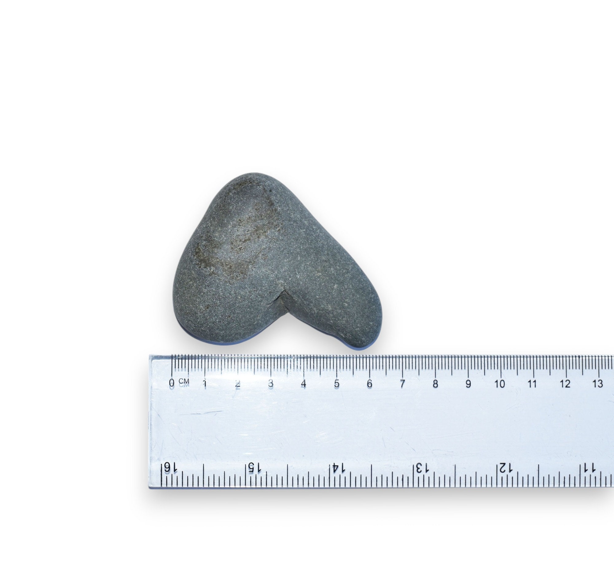 Perfectly Shaped Heart Stone 2.5" Genuine Heart Shaped Stone Natural ...