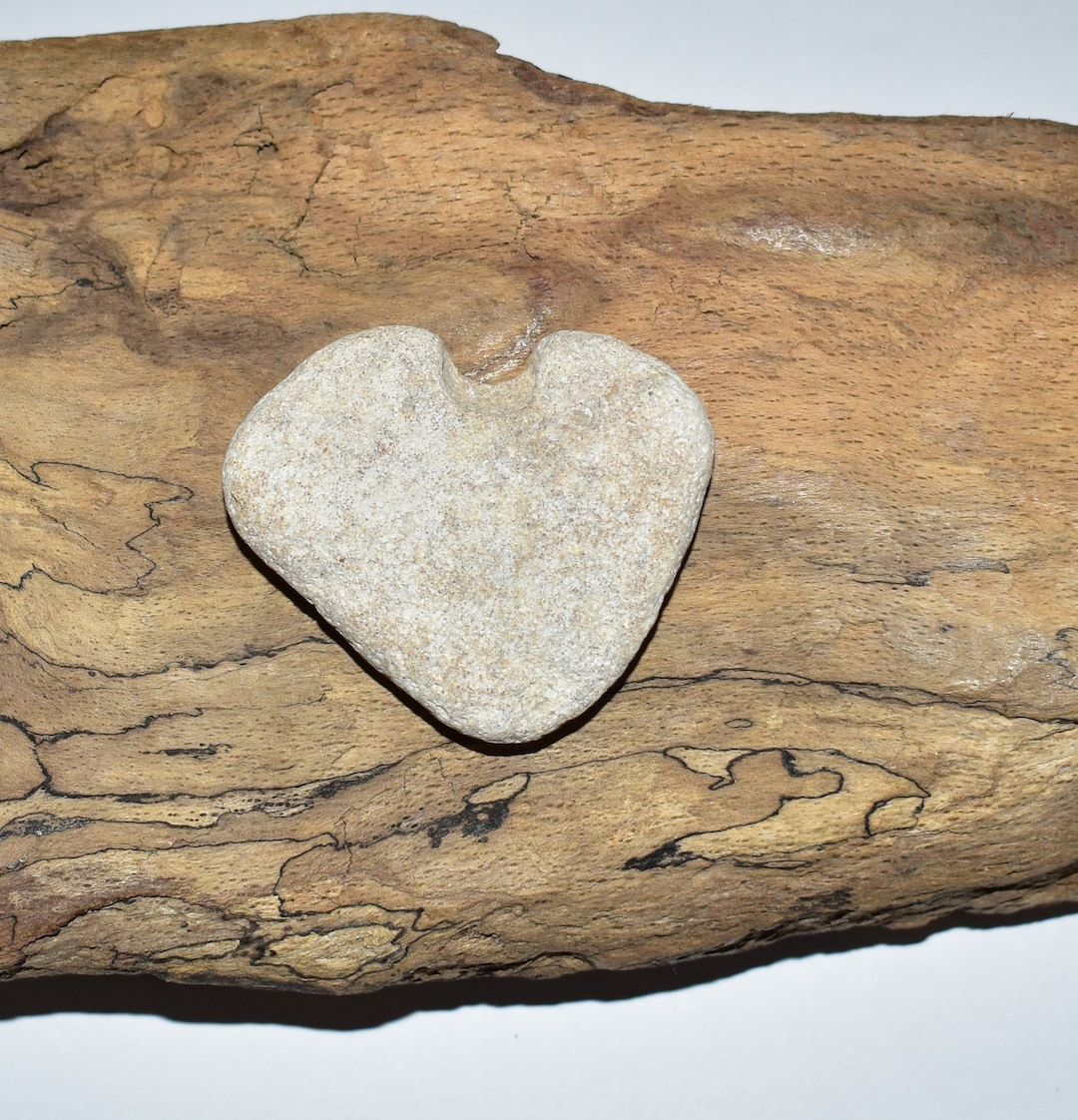 Perfect Heart Shaped Hag Stone - Natural Heart Stone - Genuine Heart ...