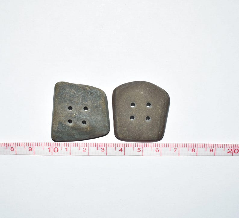 Large Natural Stone Buttons 1.18" Real Rock Button Big Organic Knitting ...