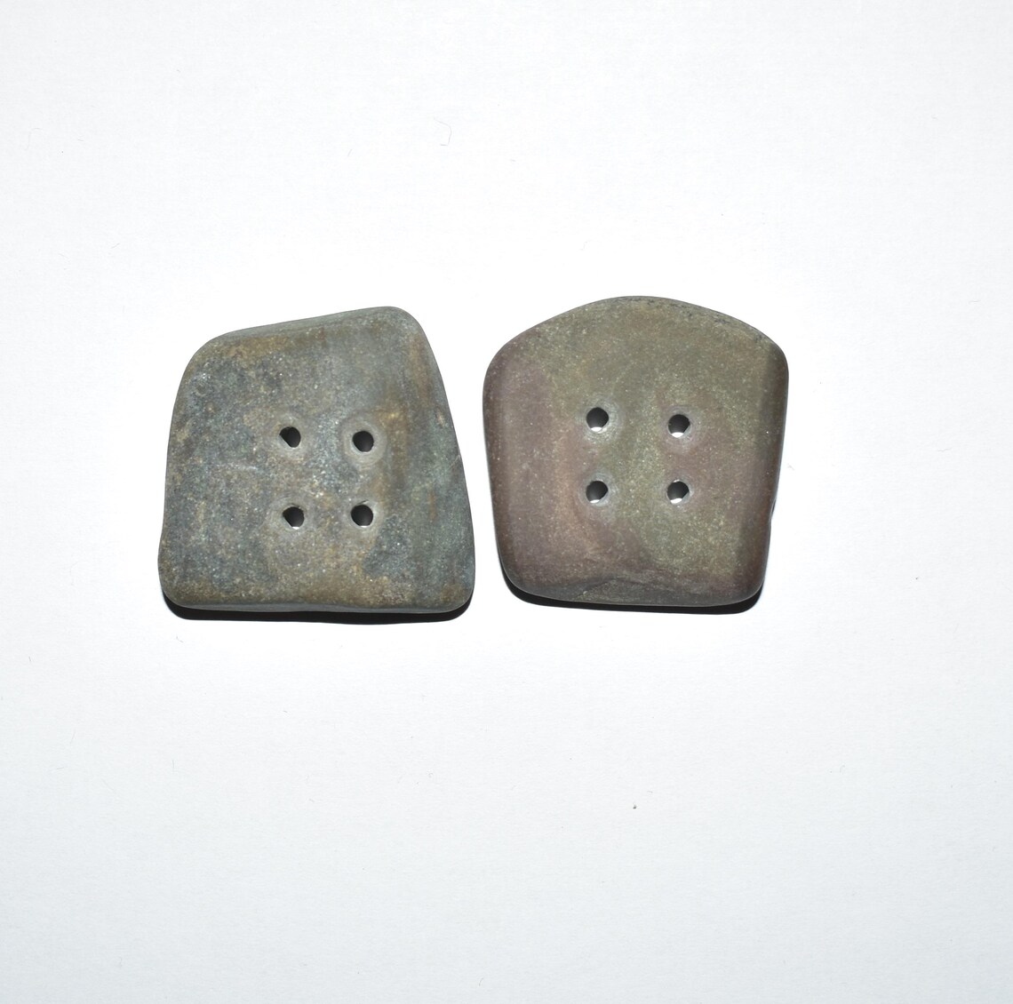 Large Natural Stone Buttons 1.18" Real Rock Button Big Organic Knitting ...