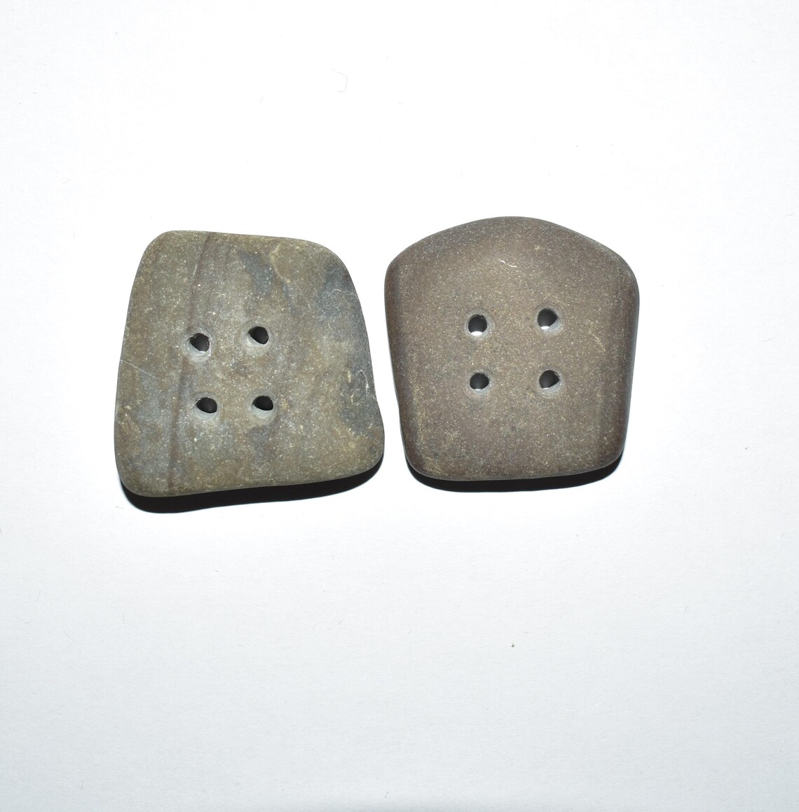 Large Natural Stone Buttons 1.18" Real Rock Button Big Organic Knitting ...