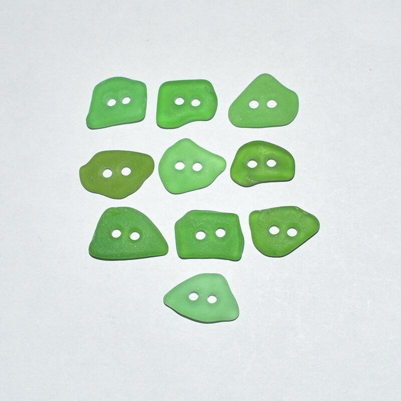 Sea Glass Buttons - Etsy