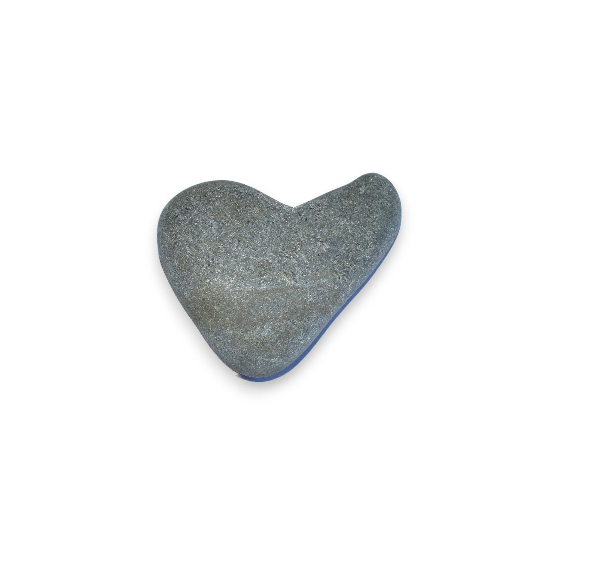 Perfectly Shaped Heart Stone 2.5" Genuine Heart Shaped Stone Natural ...