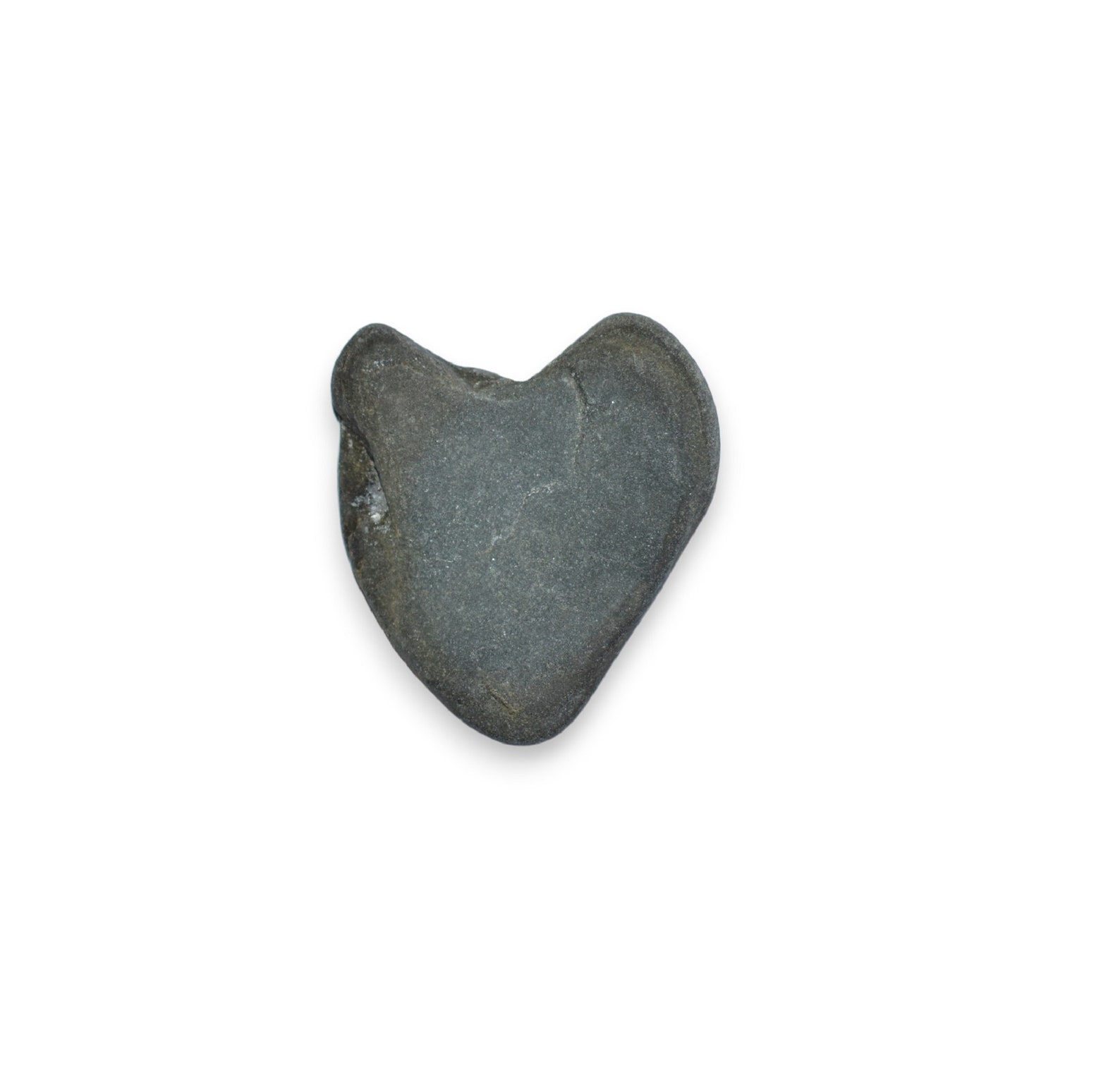 Natural Heart Shaped Stone 2.16" Heart Beach Stone - Love Rock - Heart ...
