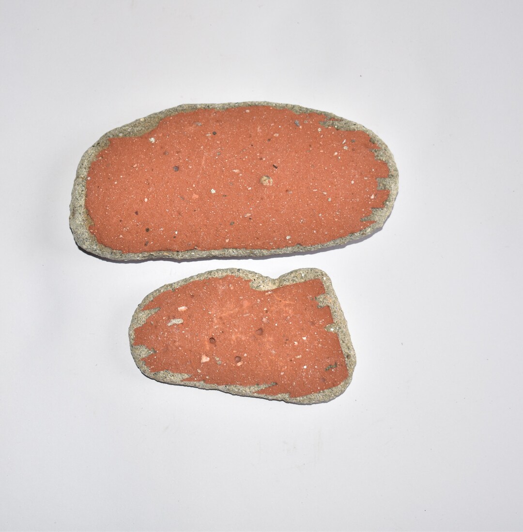 Large Beach Pottery Bricks Vintage Beach Bricks Beach Combed Sea ...