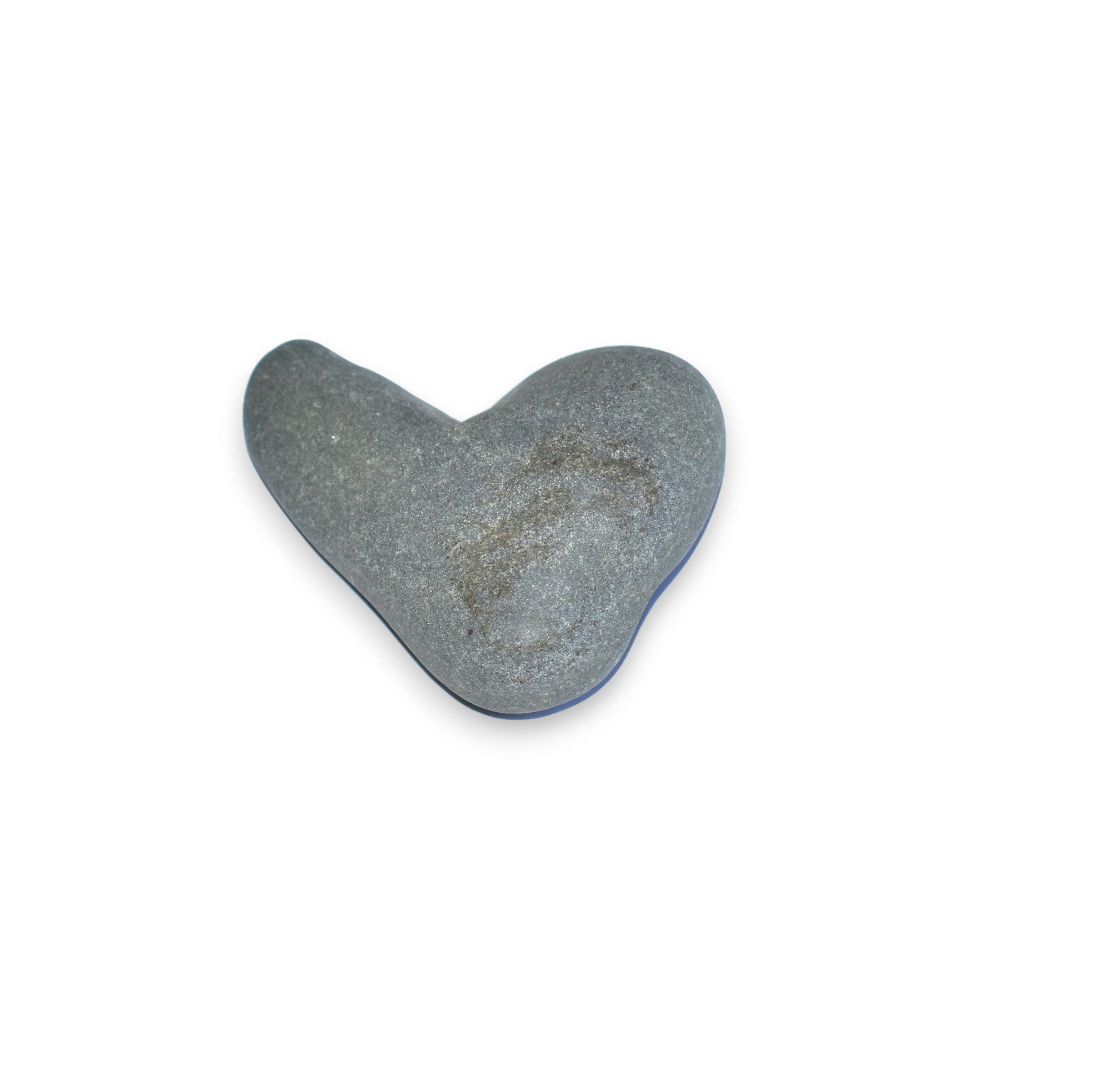Perfectly Shaped Heart Stone 2.5" Genuine Heart Shaped Stone Natural ...