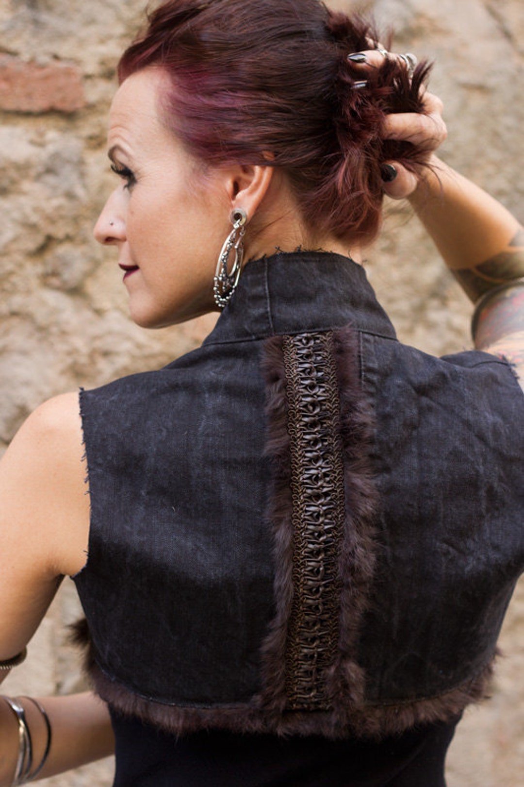 Viking Vest Post Apocaliptic Steampunk Vests Pagan Clothing - Etsy