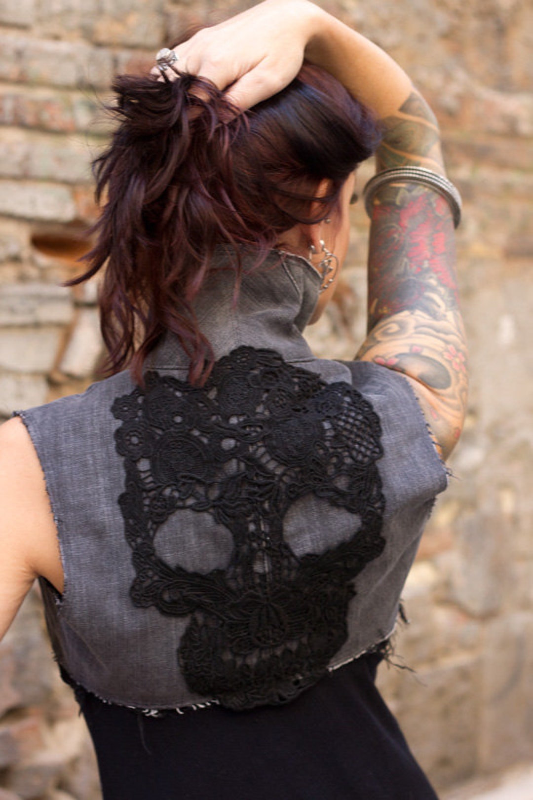 Chaleco calavera - Mad Max - vestido gótico post apocalíptico chaleco ...
