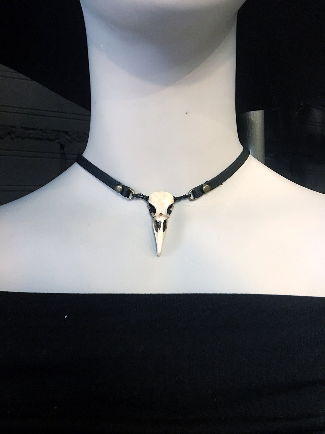 Witch Jewelry, Raven Choker - Wicca Costume, Norse Jewelry, Viking ...