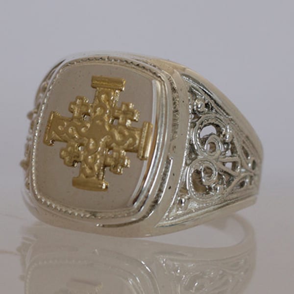 Cross Ring - Etsy