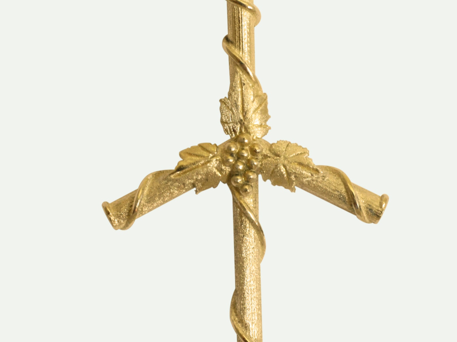 Grapevine Cross Necklace Christian Cross Pendant Small - Etsy