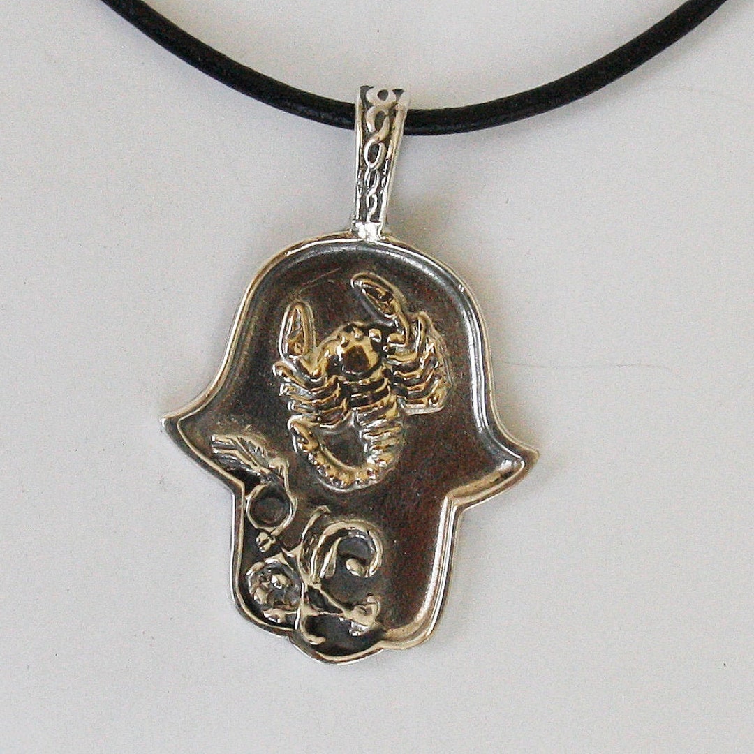 Jewish Amulet Chamsa Necklace Israeli Necklace Pendant With - Etsy