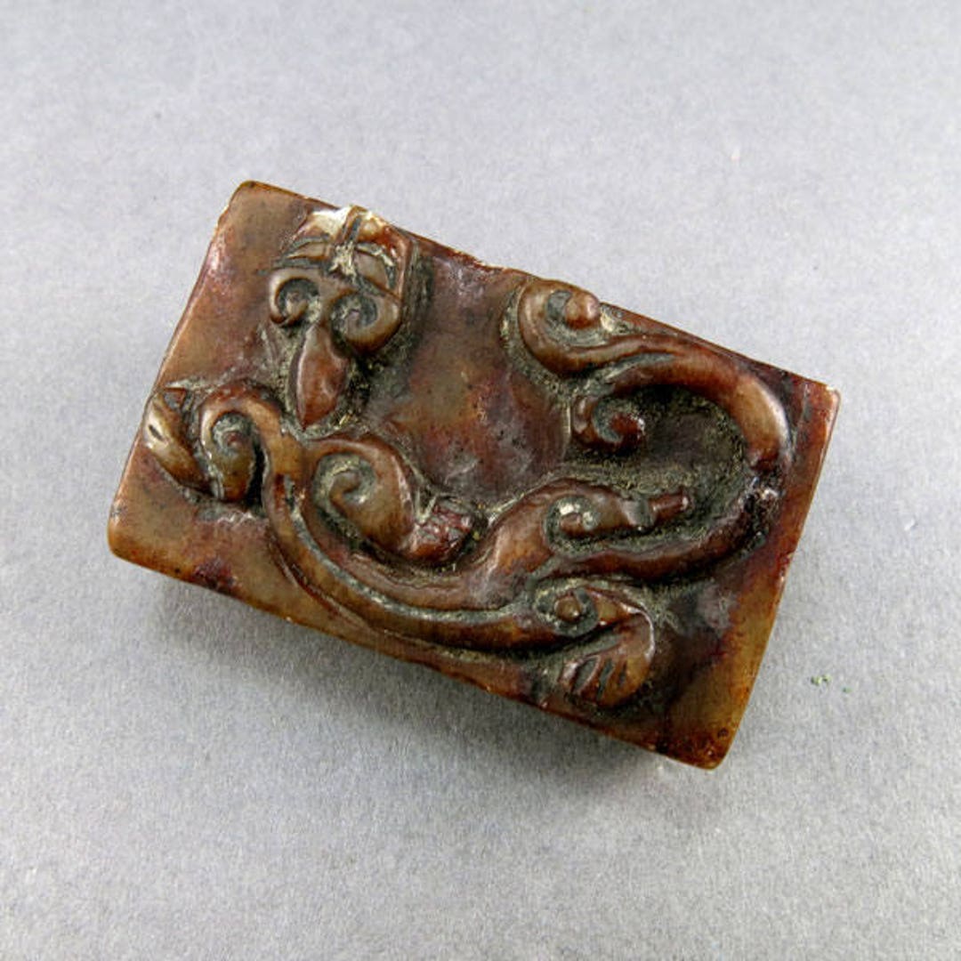 Antique Chinese Belt Hook in Carved Soap Stone Asian Arts Oriental Arts ...