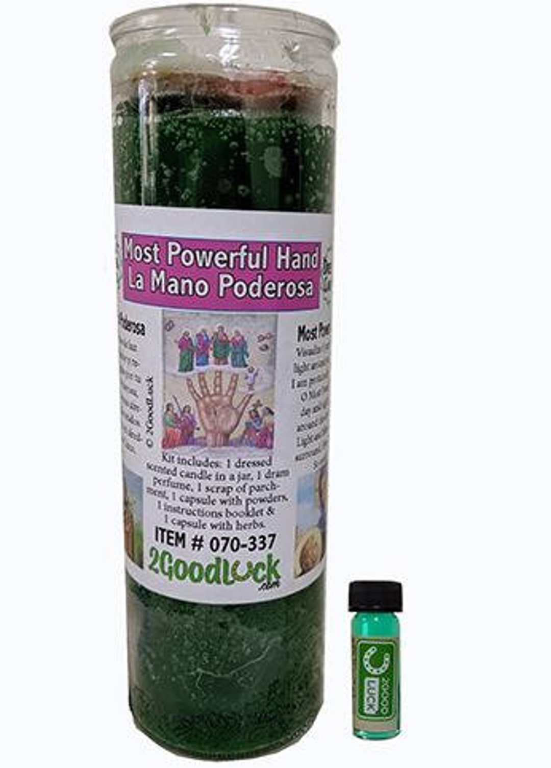 Most Powerful Hand Dressed Candle Kit Mano Poderosa - Etsy