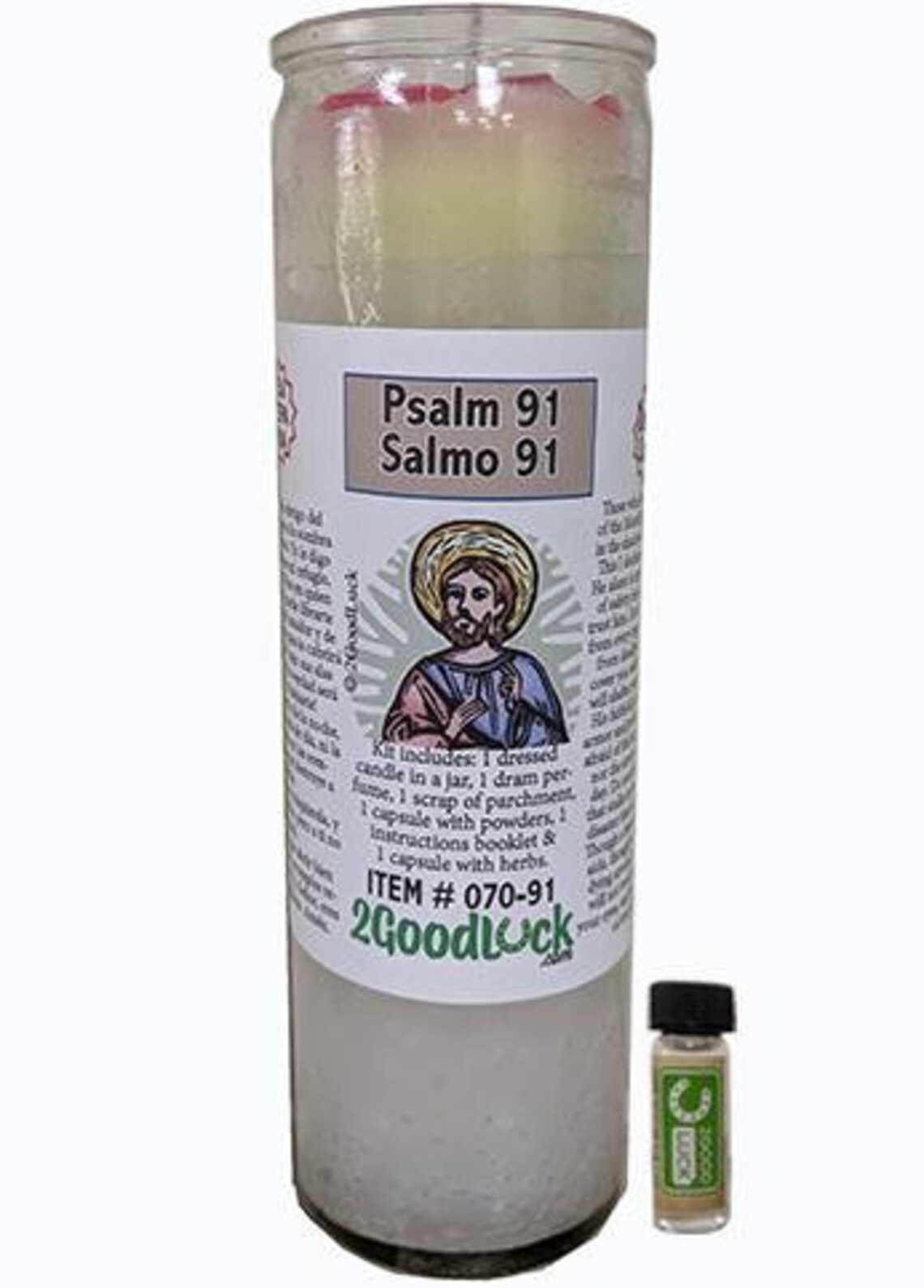 Psalm 91 Dressed Candle Kit Salmo 91 Proteccion | Etsy