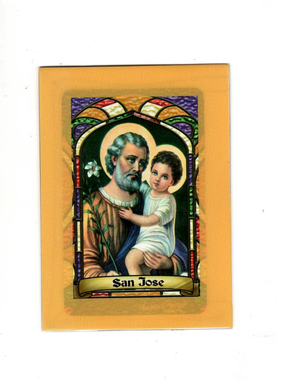 St. Joseph Bilingual Prayer Card / Estampa De San José - Etsy