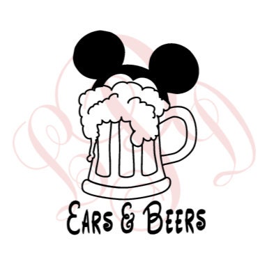 Orejas y cervezas Mickey inspirado Descarga digital SVG - Etsy España
