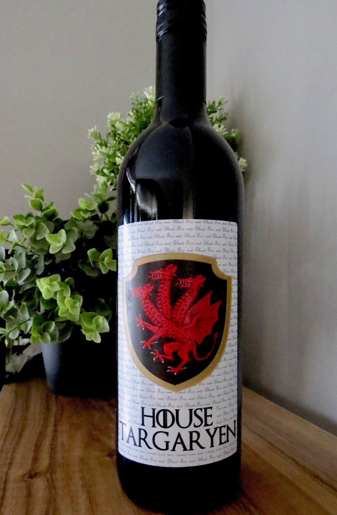 Game of Thrones Wine Labels Digital File Targaryen Wedding Centrepiece ...