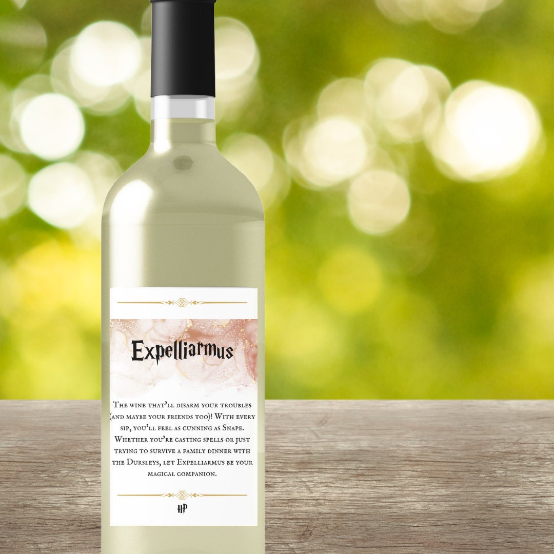 Wizard Wine Labels: Magical Digital Downloads for Wizarding Wine Nights ...