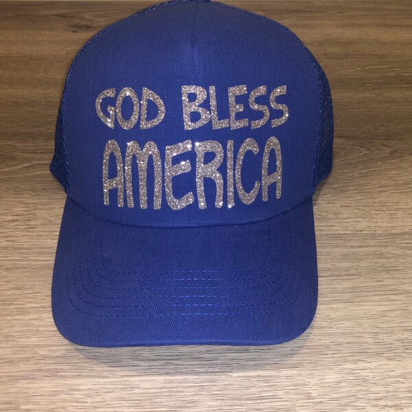 God Bless America Hat - Etsy