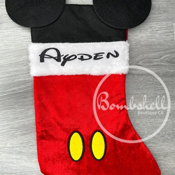 Santa Mickey Mouse - Etsy