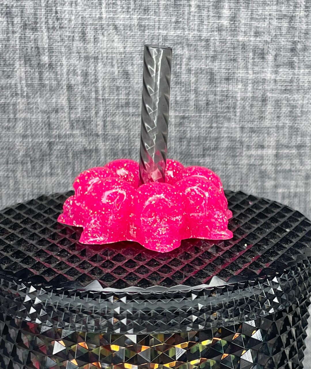 Skull Straw Topper - Etsy