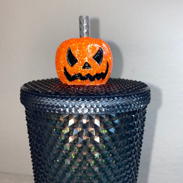 Stanley Straw Topper Pumpkin - Etsy