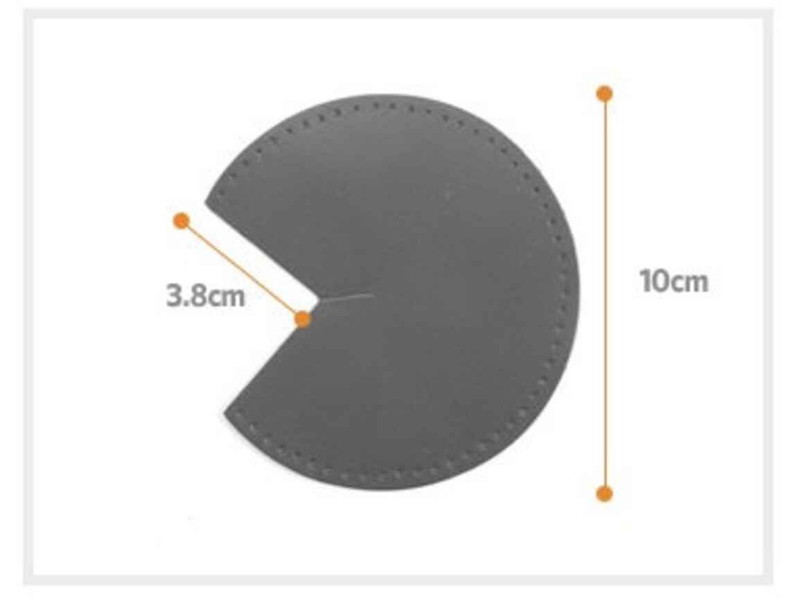 3.9" Byhands Synthetic Leather Patch for Bag Corner (small) - Etsy