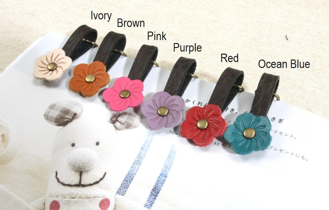 Byhands 100% Genuine Leather Flower Zipper Pull - Etsy