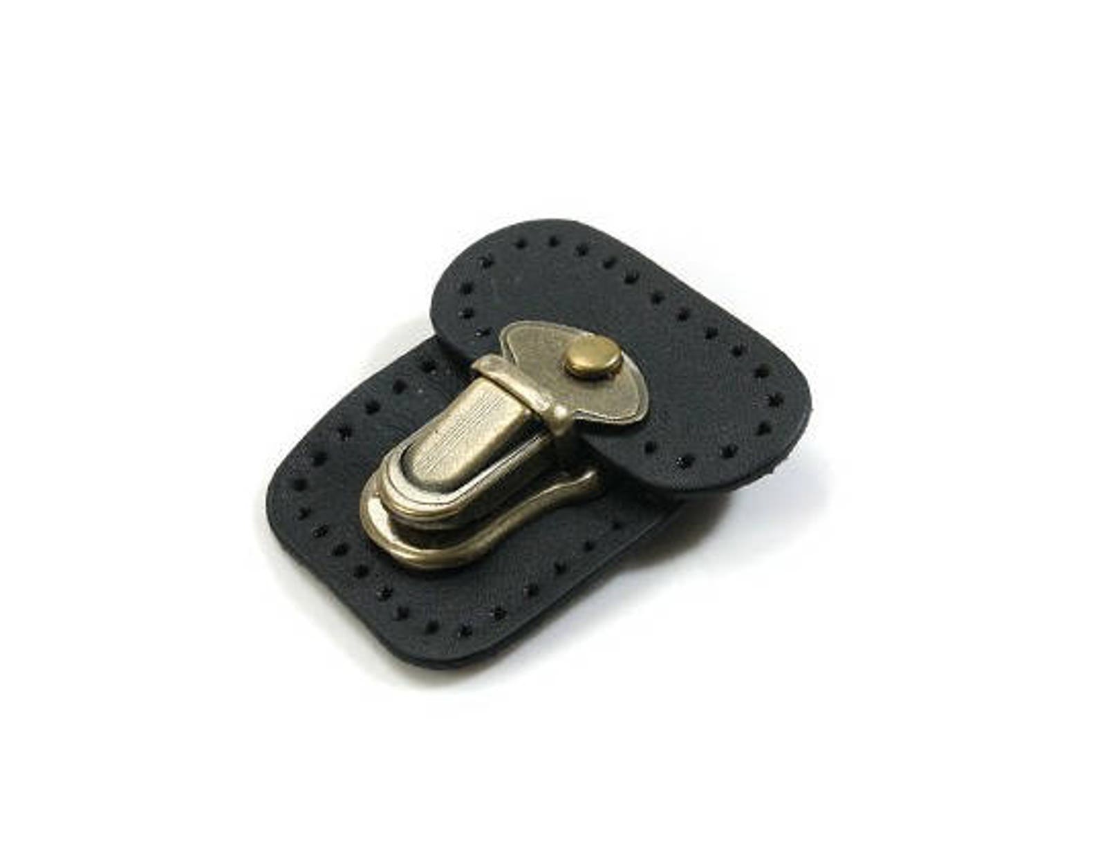 Byhands Bag Closure Catch Tuck Lock Clasp, Genuine Leather, 1.96" - Etsy