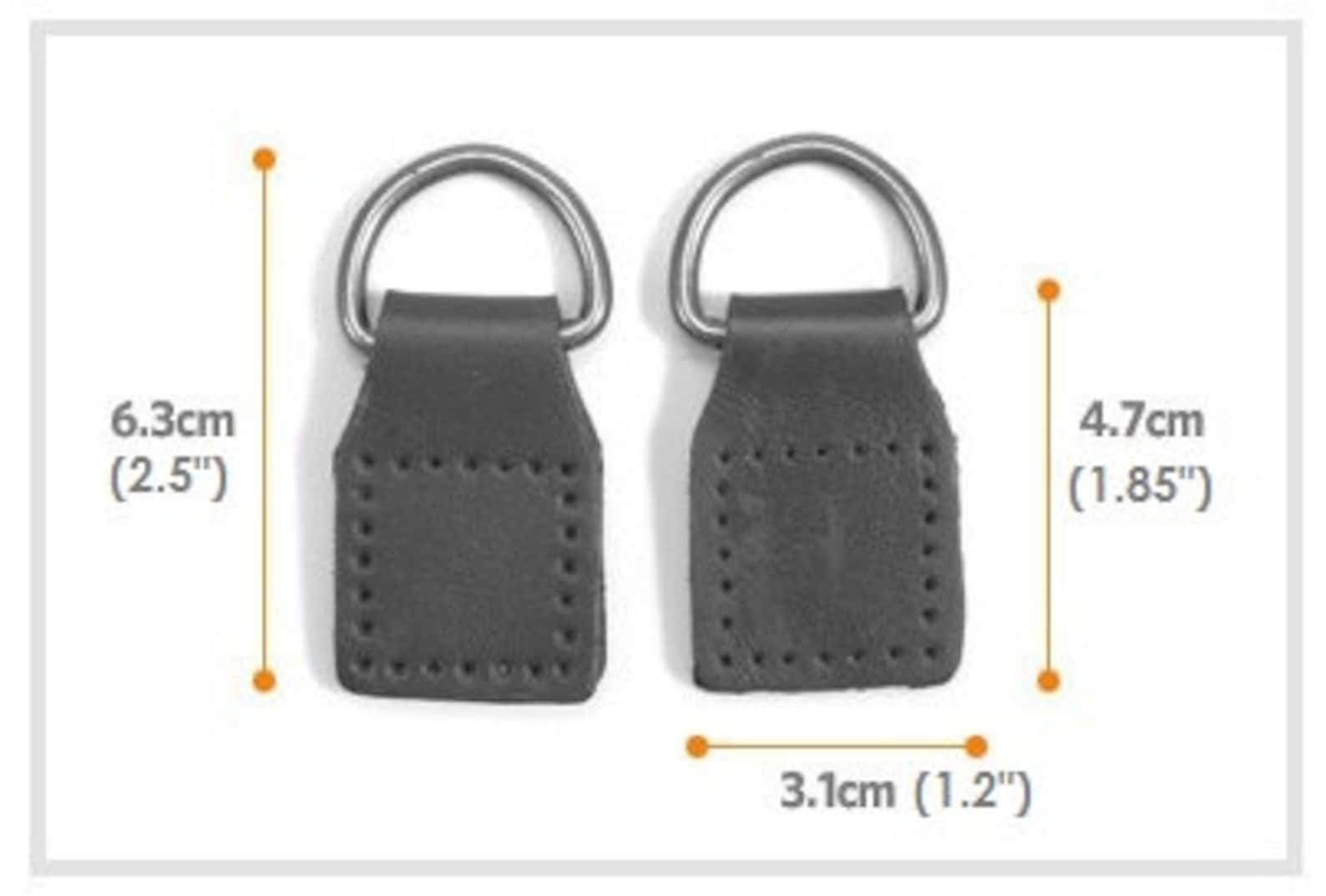 2.5 Byhands D-ring With 100% Genuine Leather Tab | Etsy