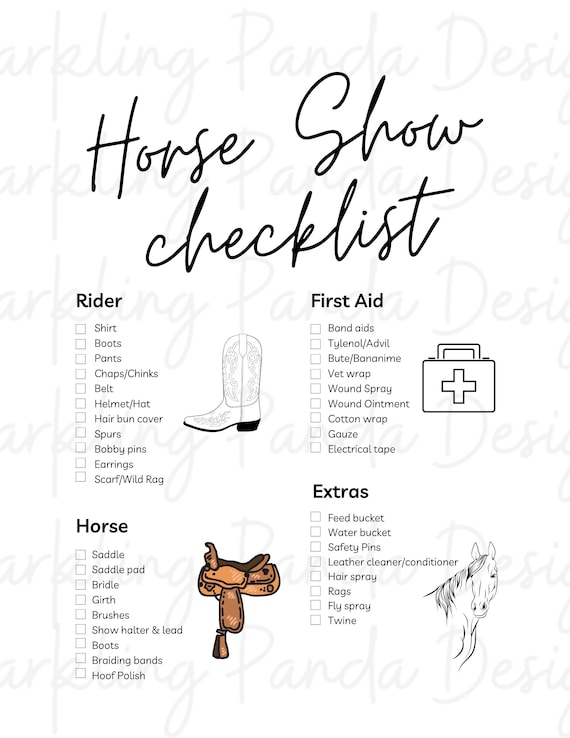 Basic First Horse Checklist | ubicaciondepersonas.cdmx.gob.mx Basic First Horse Checklist | ubicaciondepersonas.cdmx.gob.mx