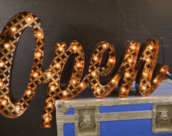 Open Sign Marquee Open Sign Marquee Letter Marquee Sign | Etsy