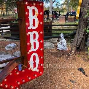 BBQ Arrow, Custom Signs, Neon Signs, Neon, Custom BBQ Arrow, Arrow ...