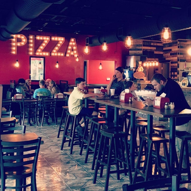 Custom Pizza Signs, Custom Signs, PIZZA Marquee Sign, Marquee Letter ...