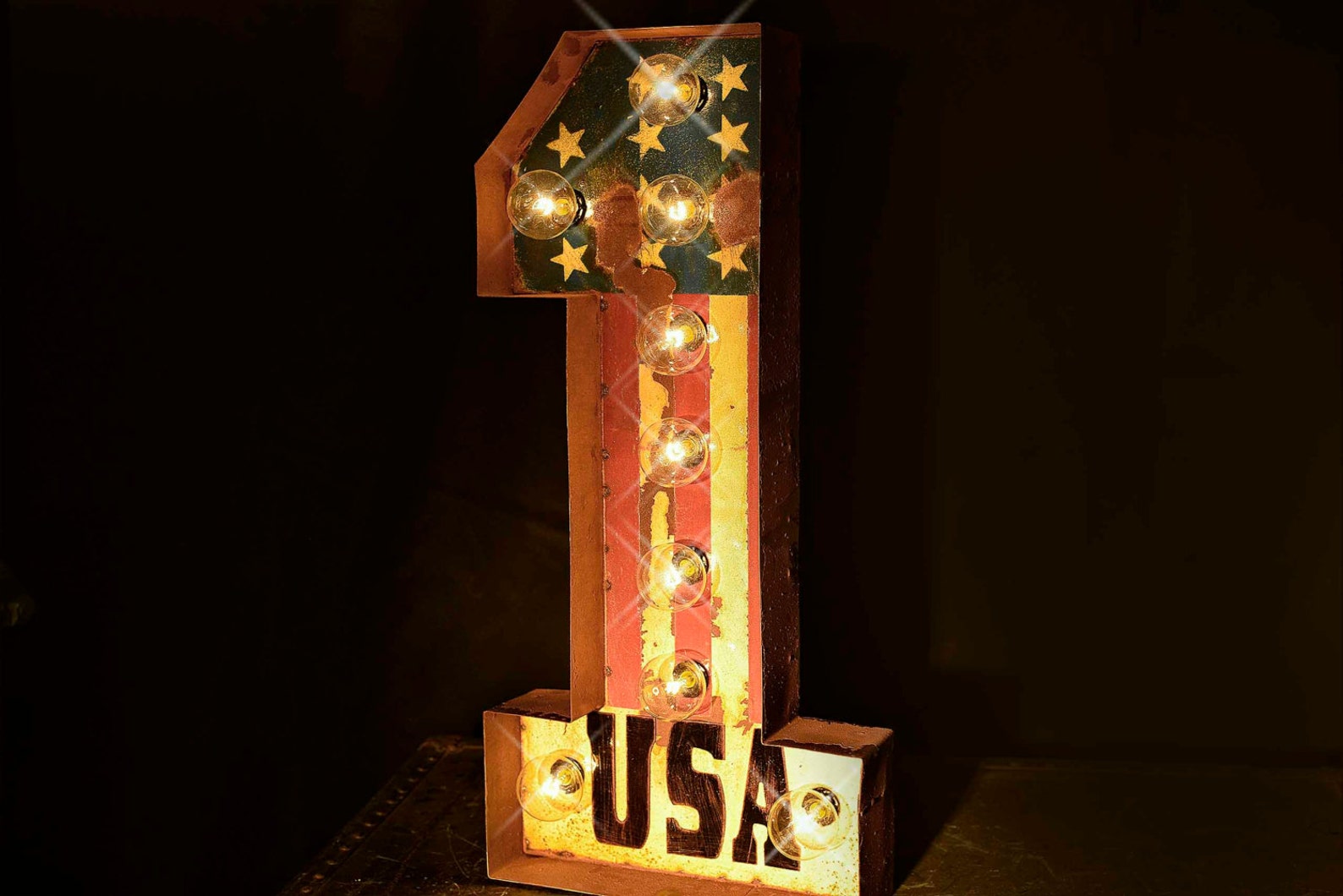 Marquee Letter Marquee Sign Lighted Metal MARQUEE SIGN - Etsy