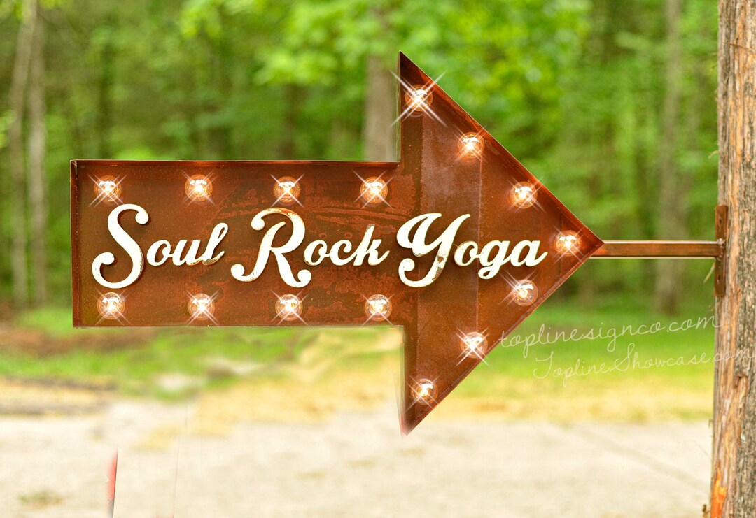 Custom Signs, Custom Arrow Sign, Marquee Info Arrow, Word Arrow ...