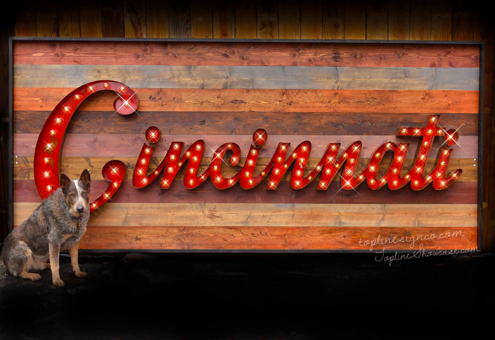 Custom Signs Wooden Marquee Sign Logo Inspired Lighted - Etsy