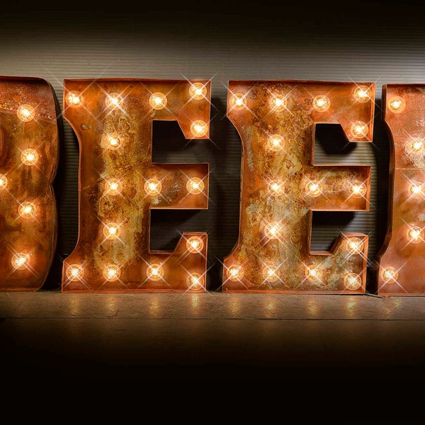 Lighted Marquee Sign - Etsy