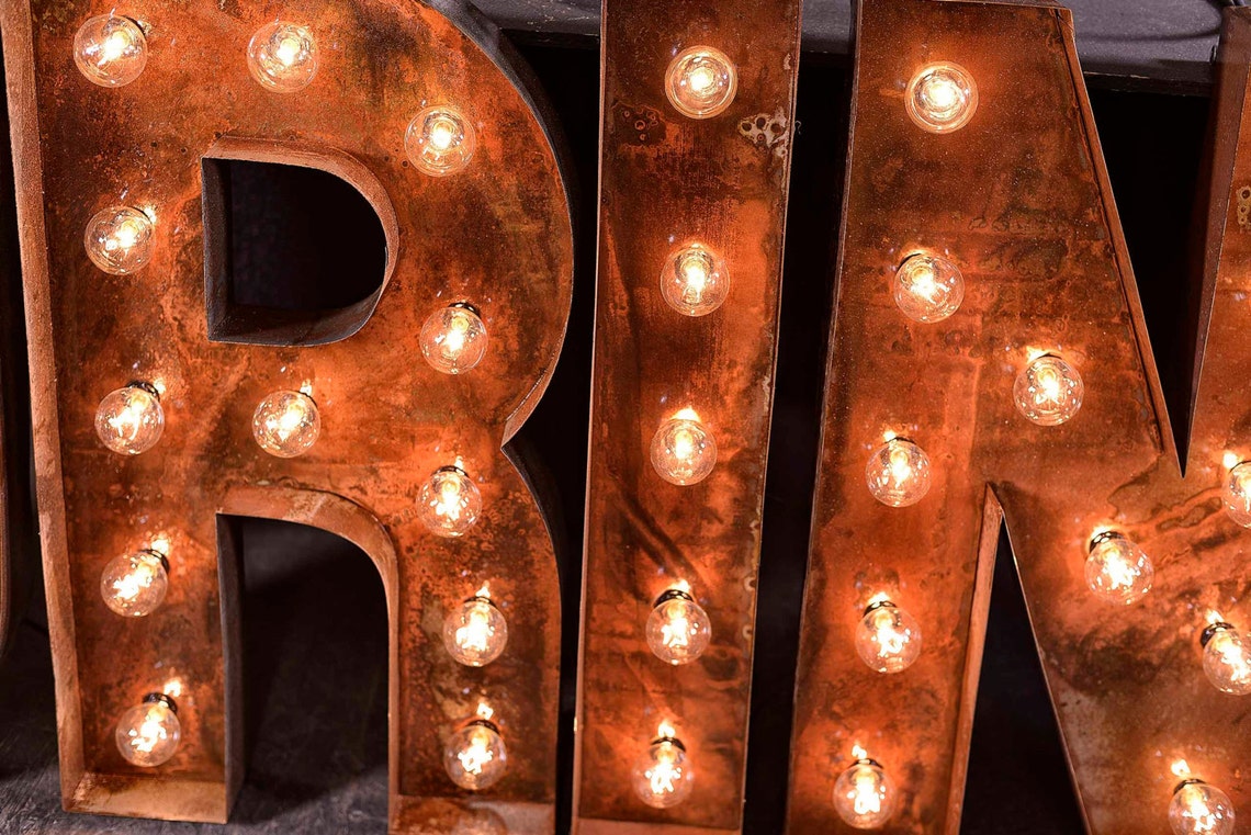 Marquee Signs Marquee Letter Marquee Letters Vintage Style - Etsy