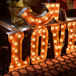 36" Love Marquee Package, Marquee Letter, Marquee Light, Carnival ...