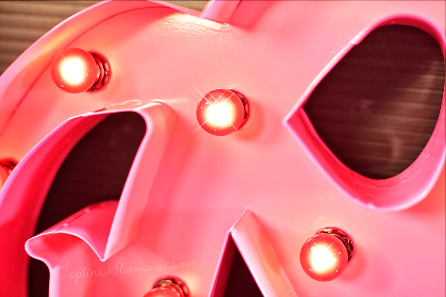 XL Vintage Style Marquee Script Marquee Signchanneled Script - Etsy