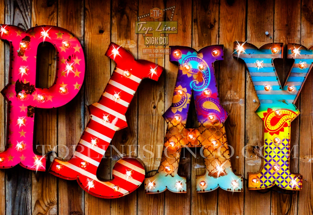 Custom Sign, Play Sign, Custom Signs, Marquee Sign, Marquee Light ...