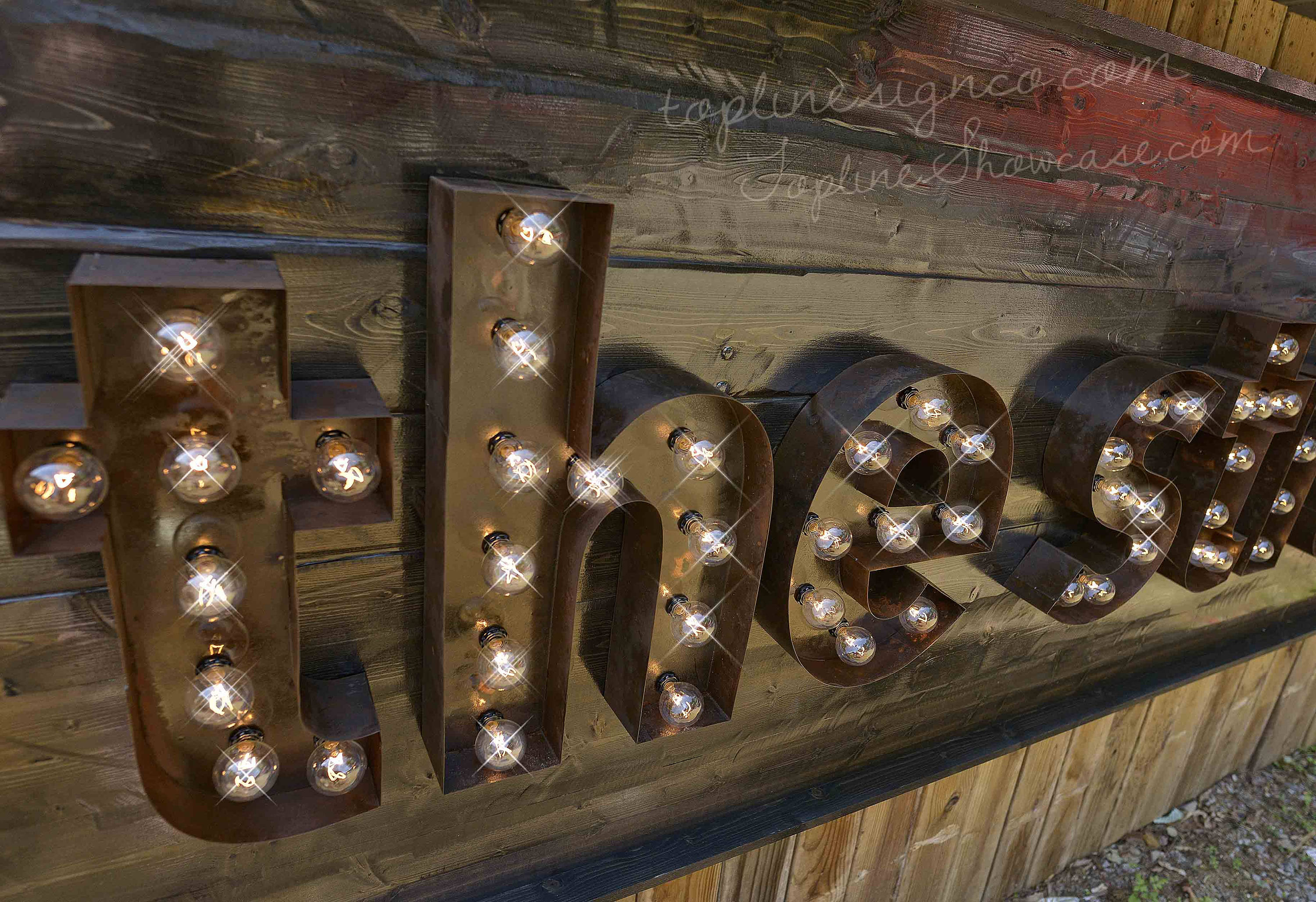 Custom Marquee Sign Custom Signs LIGHTED METAL Marquee SIGN - Etsy