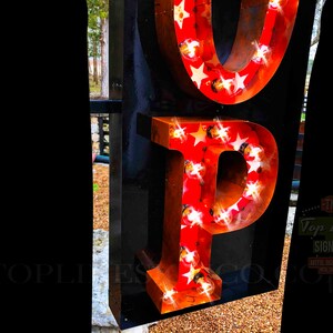 SHOP Blade Sign, Neon Signs, Marquee Sign, Retail Sign, Marquee ...