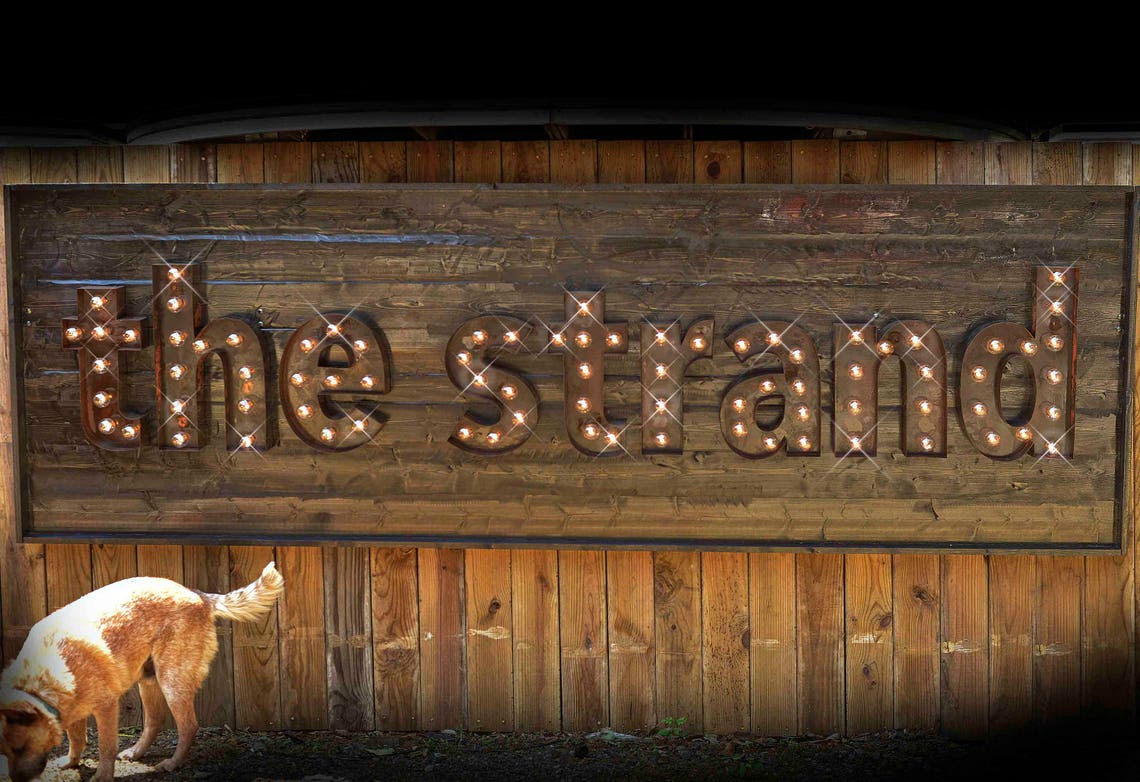 Custom Marquee Sign Custom Signs LIGHTED METAL Marquee SIGN - Etsy