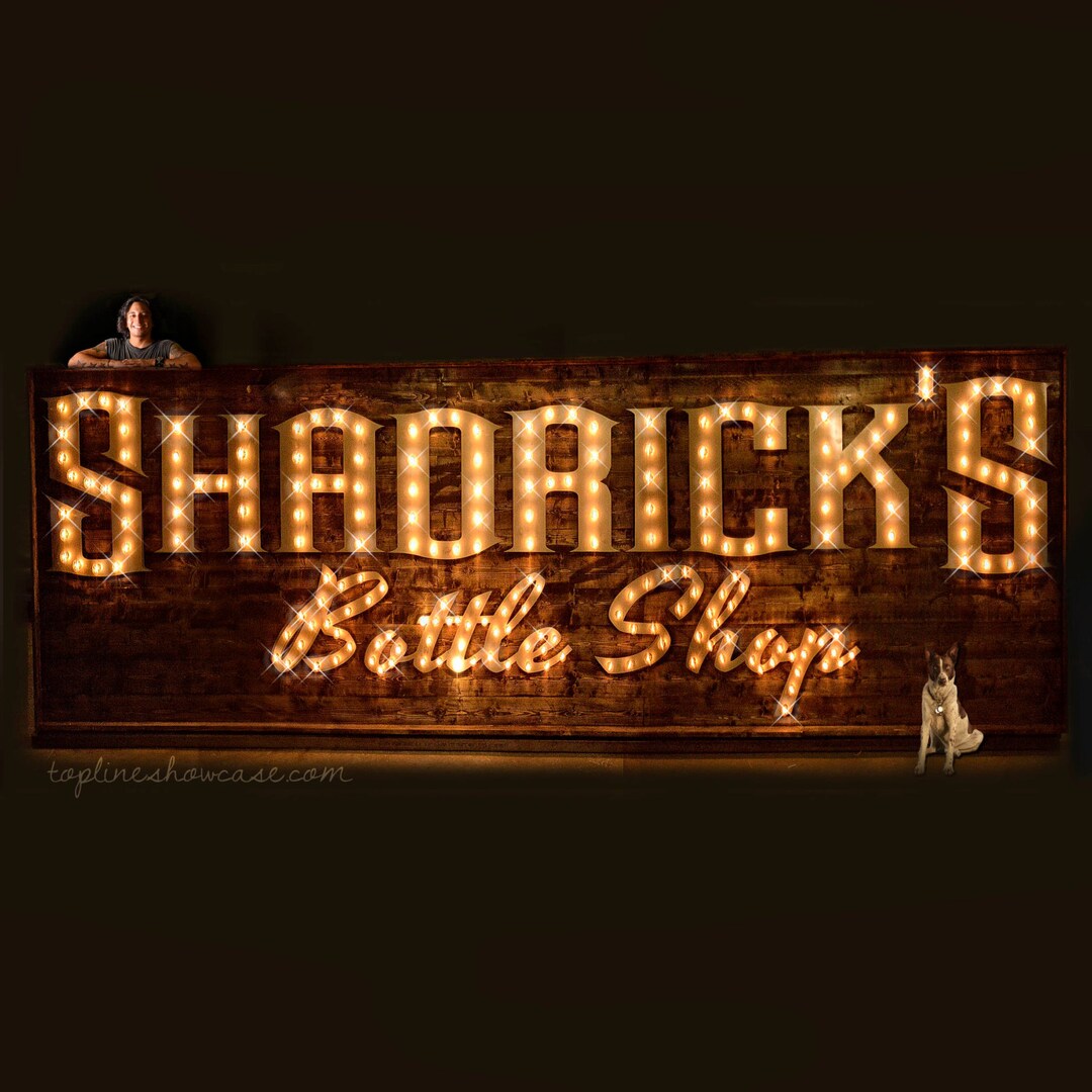 Custom Reserved Listing Marquee Sign 8'x20' Custom Signs, Business Sign ...